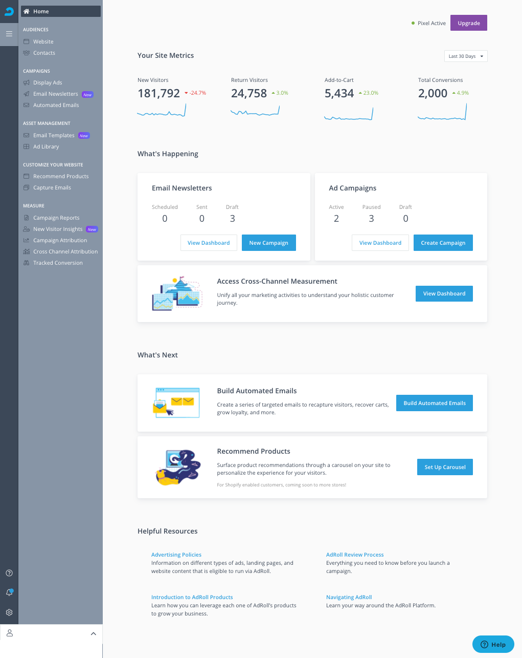 Navigating AdRoll – AdRoll Help Center